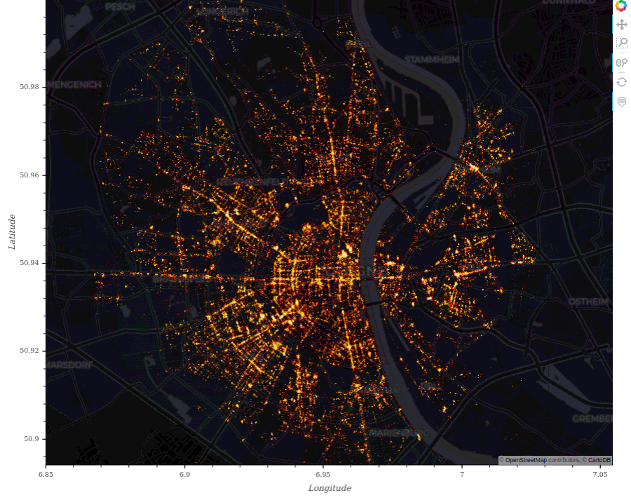 Interactive Plots Of Large Data Sets Made Easy Datashader Data Dive
